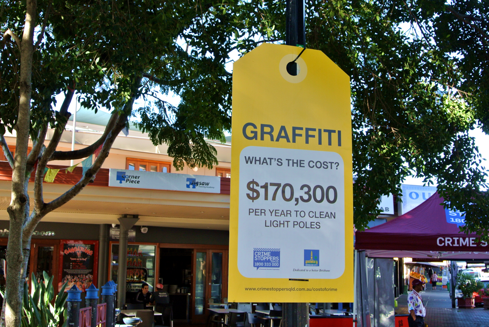 Anti-graffiti campaign in West End - Westender