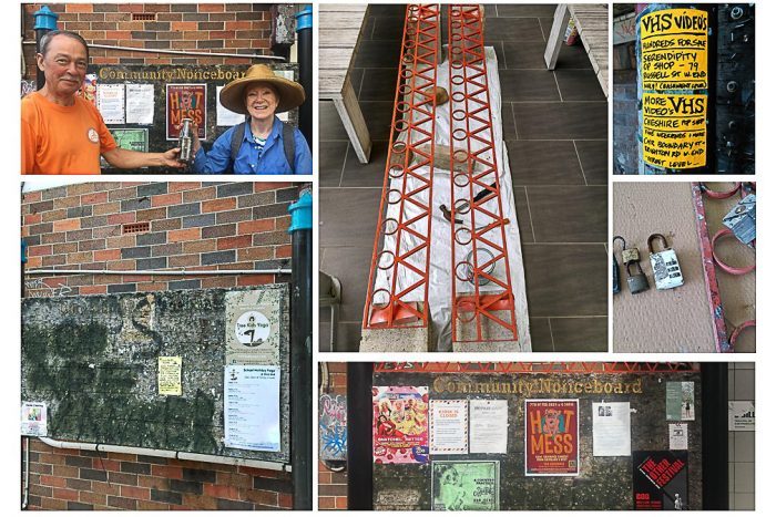 Community notice board clean up reveals 30 years of community history ...